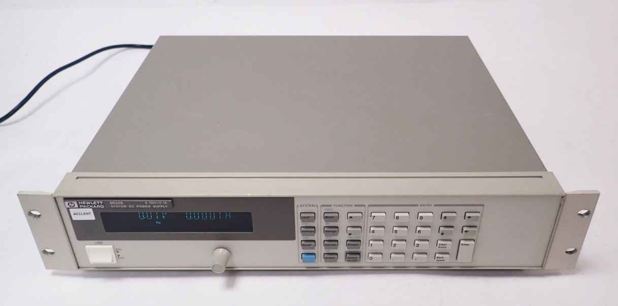 af 100V, 3.5A HP 6634B / Agilent 6634B System DC Power Supply w/ OPT ...