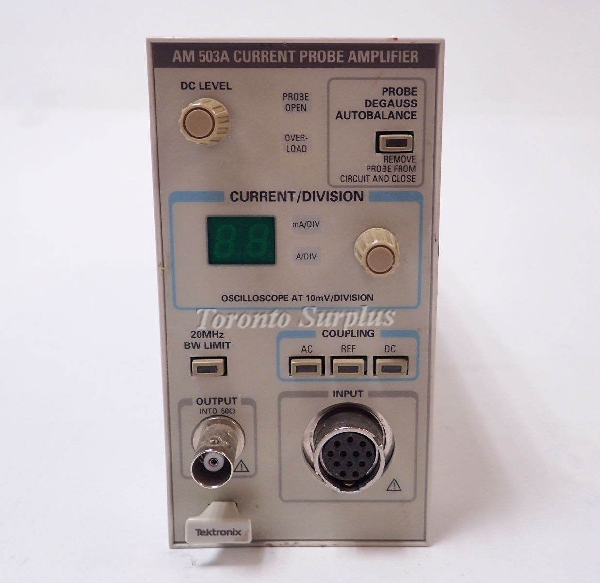 Tektronix AM 503A Current Probe Amplifier Plug-In Module Tektronix AM 503A Current Probe Amplifier Plug-In Module