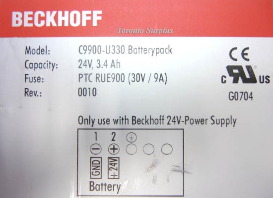 Beckhoff C9900-U330 2