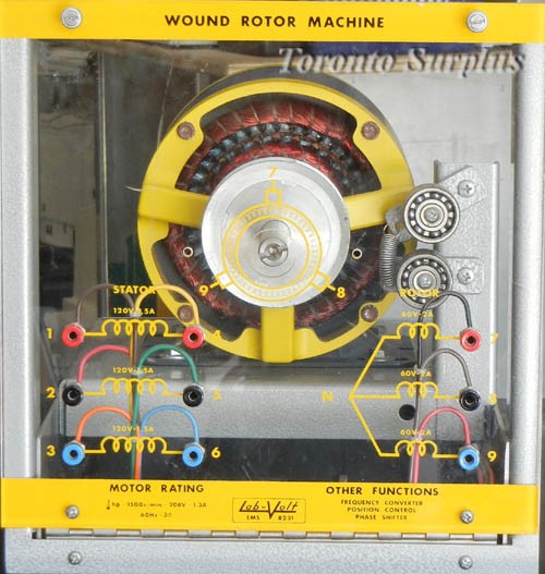 Lab-Volt / LabVolt 8231 Wound Rotor Machine / Frequency Converter ...