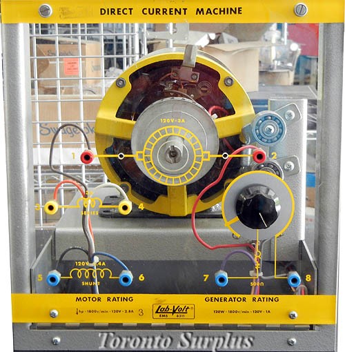 Lab-Volt / LabVolt 8211 DC Motor / Generator / EMS Electromechanical ...