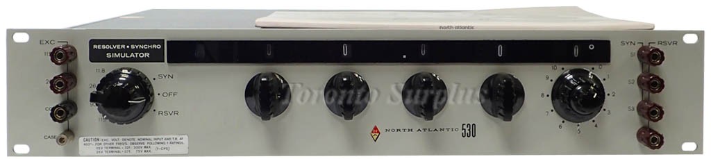 North Atlantic 530 S-741 Resolver / Synchro Simulator, with Manual ...
